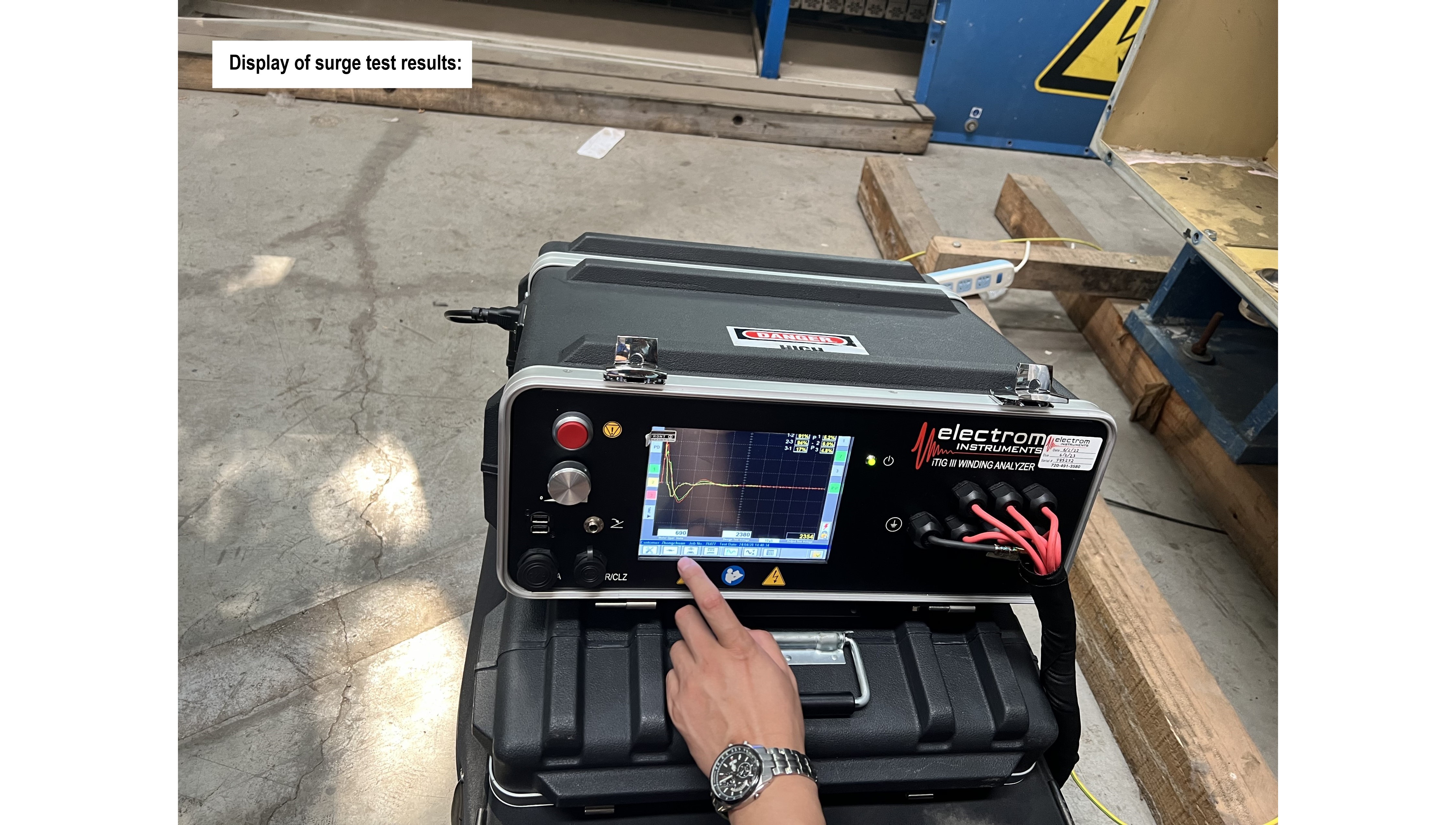 ITIG III D6 Portable Motor Testing and Winding Analyzer Test Case ...